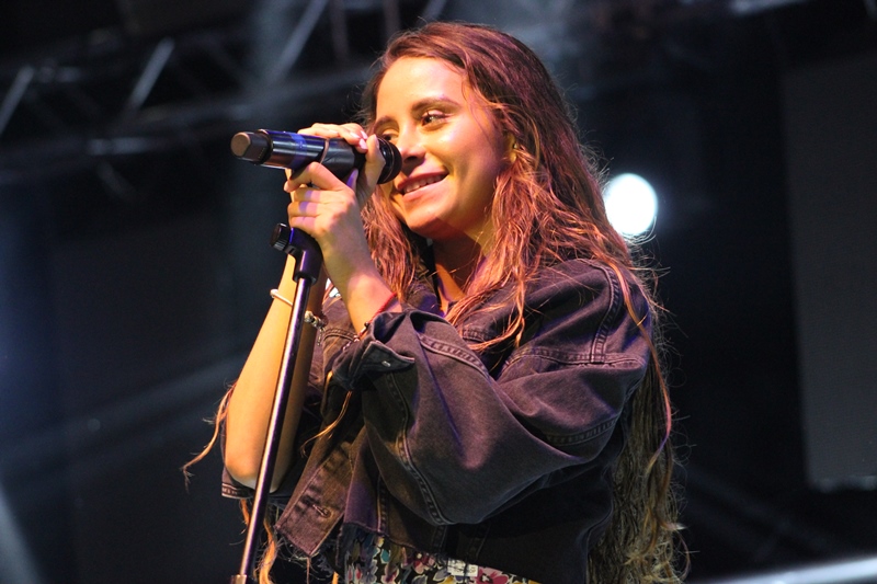 Camila Gallardo cautivó a miles de personas en la Semana Unionina 2018