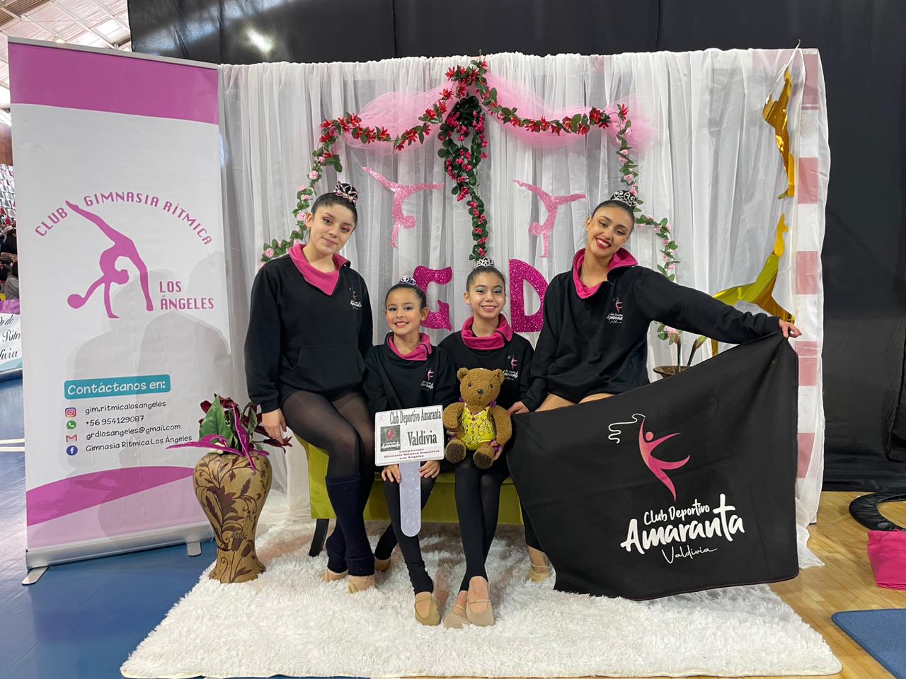 Gimnastas valdivianas obtienen en Los Ángeles nuevas medallas para la comuna