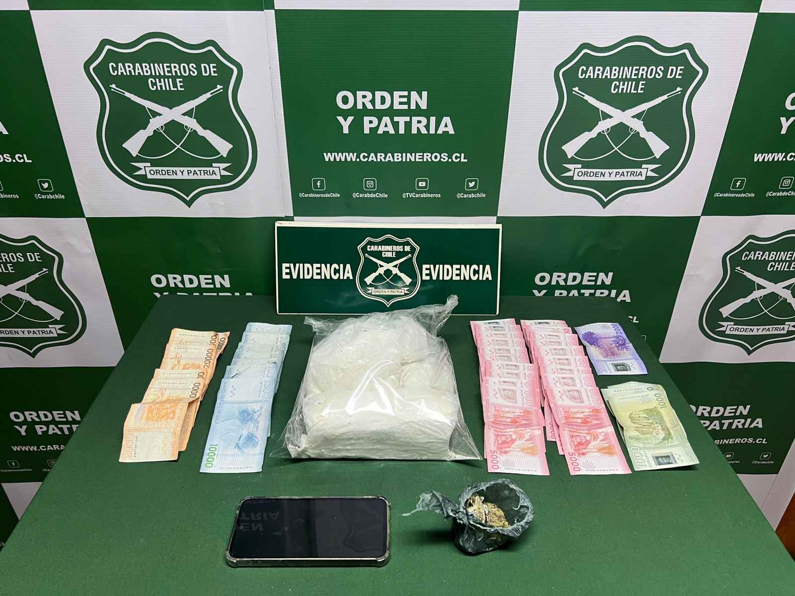 Una Persona Detenida Por Tráfico De Drogas En Panguipulli Carabineros