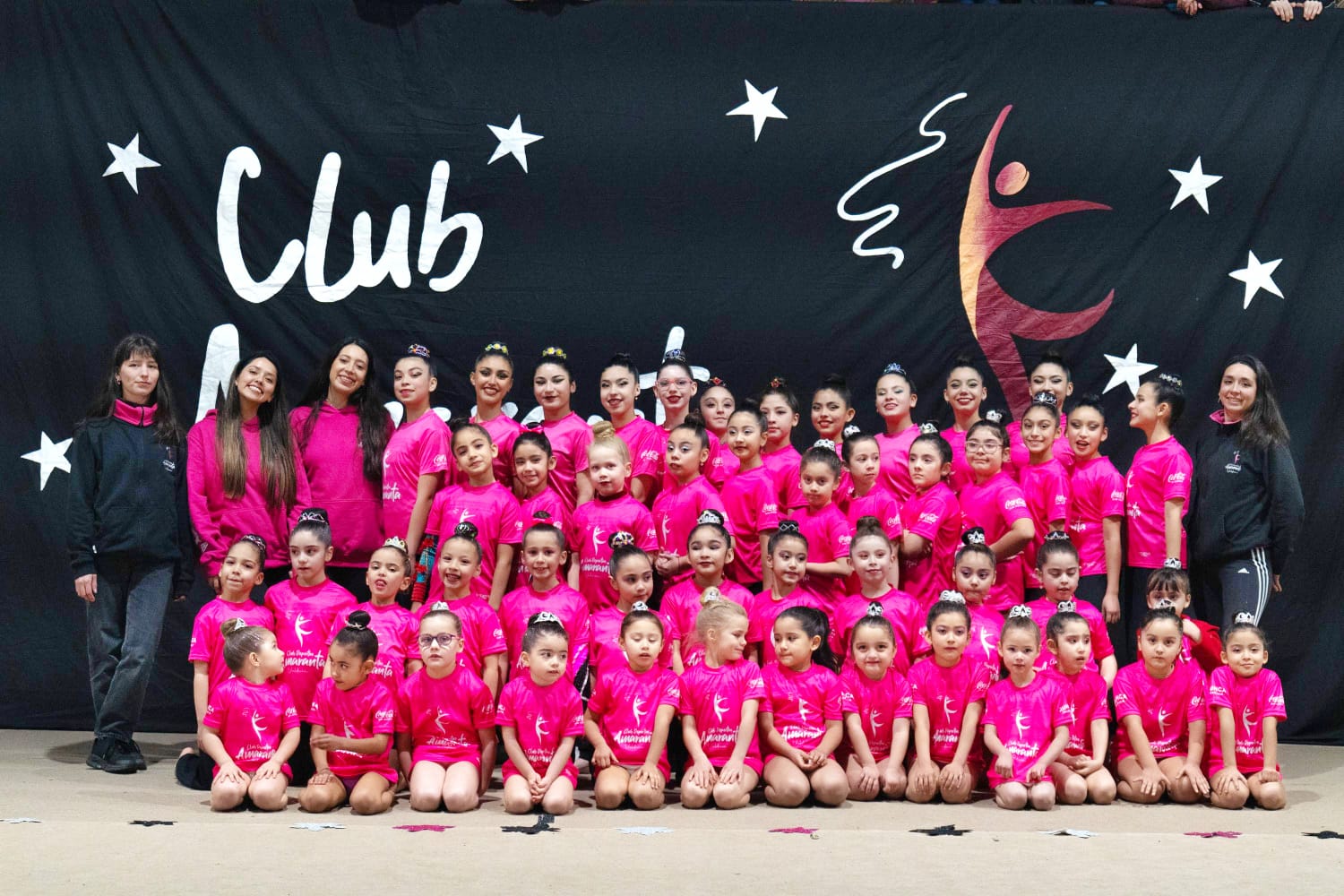 30 gimnastas del Club Deportivo Amaranta clasifican a la final nacional de "Rítmica Chile"